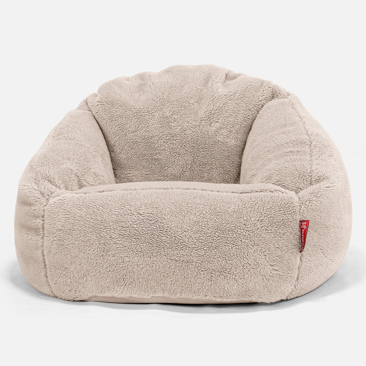Lounge Pug, Bubble Lenestol Saccosekk-stol, Teddy-fuskepels Mink– Big ...